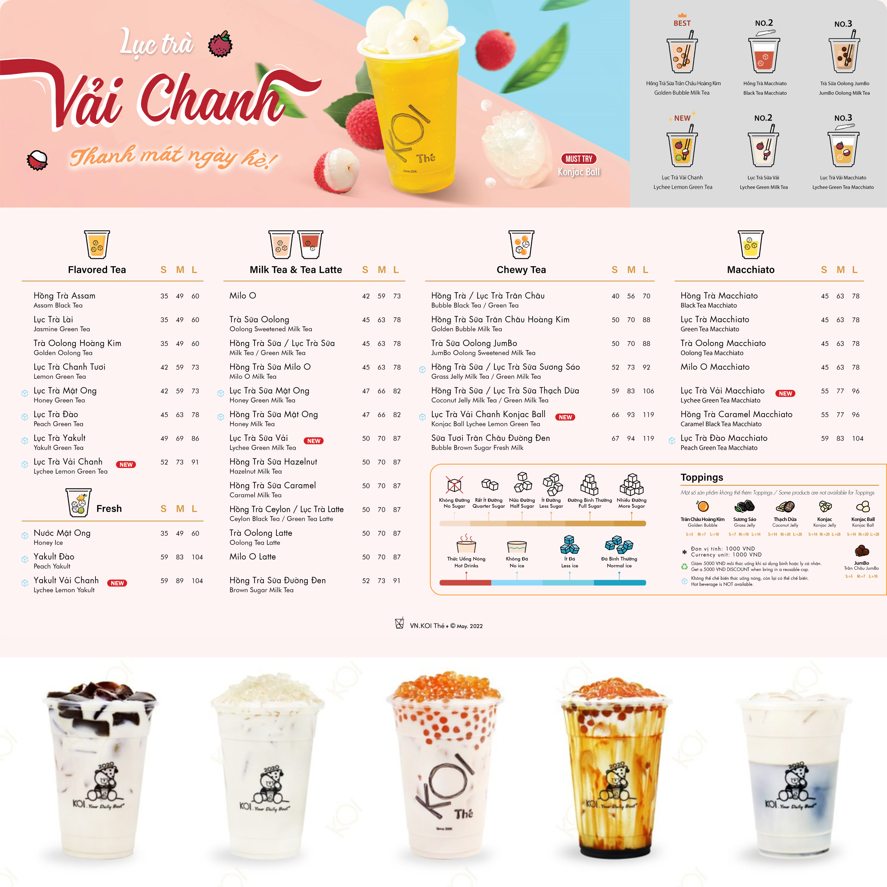 Khám Phá Menu KOI Thé Mới Nhất Tại AEON Tân Phú HCM - Robins