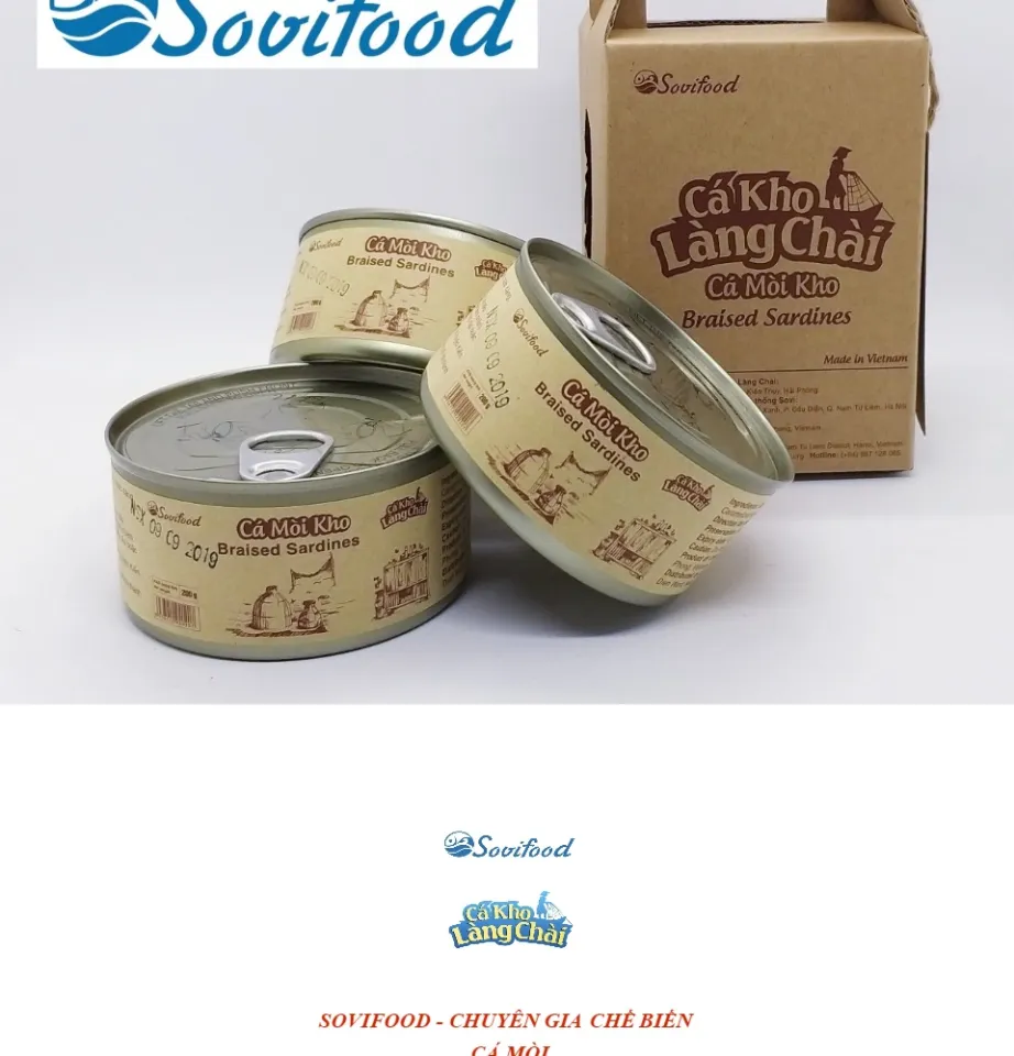 Cá Mòi Kho Đóng Hộp - Robins