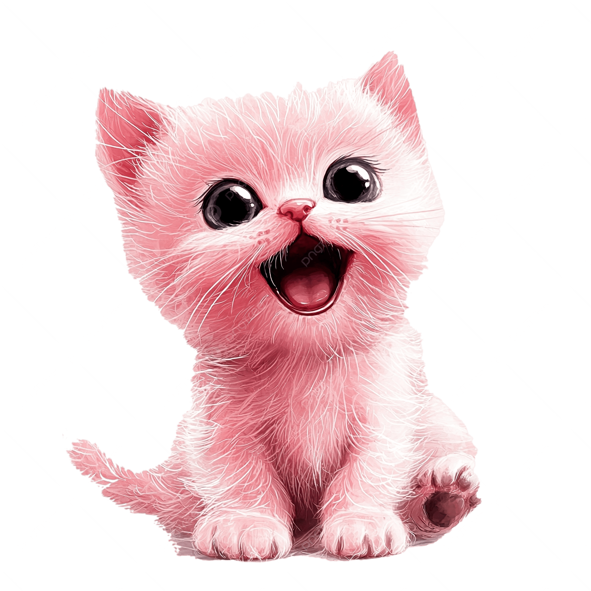 Con Mèo Màu Hồng - Robins